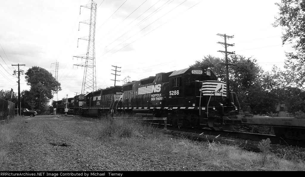 NS SD45-2 1704 in 18G going on the port reading line